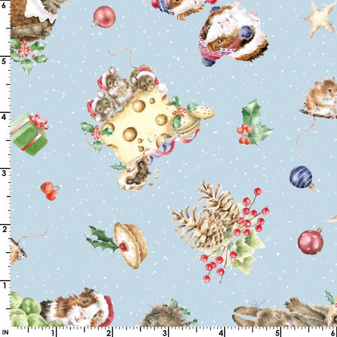 One Snowy Day - Furry Friends - 10373 - B (blue) Hannah Dale for ...