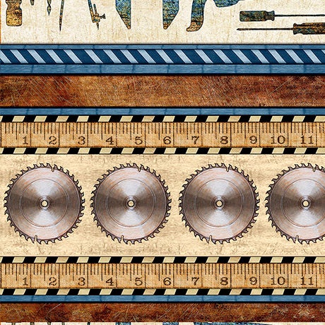 Craftsman, Tools, Handyman - Dan Morris for Quilting Treasures - Tool ...