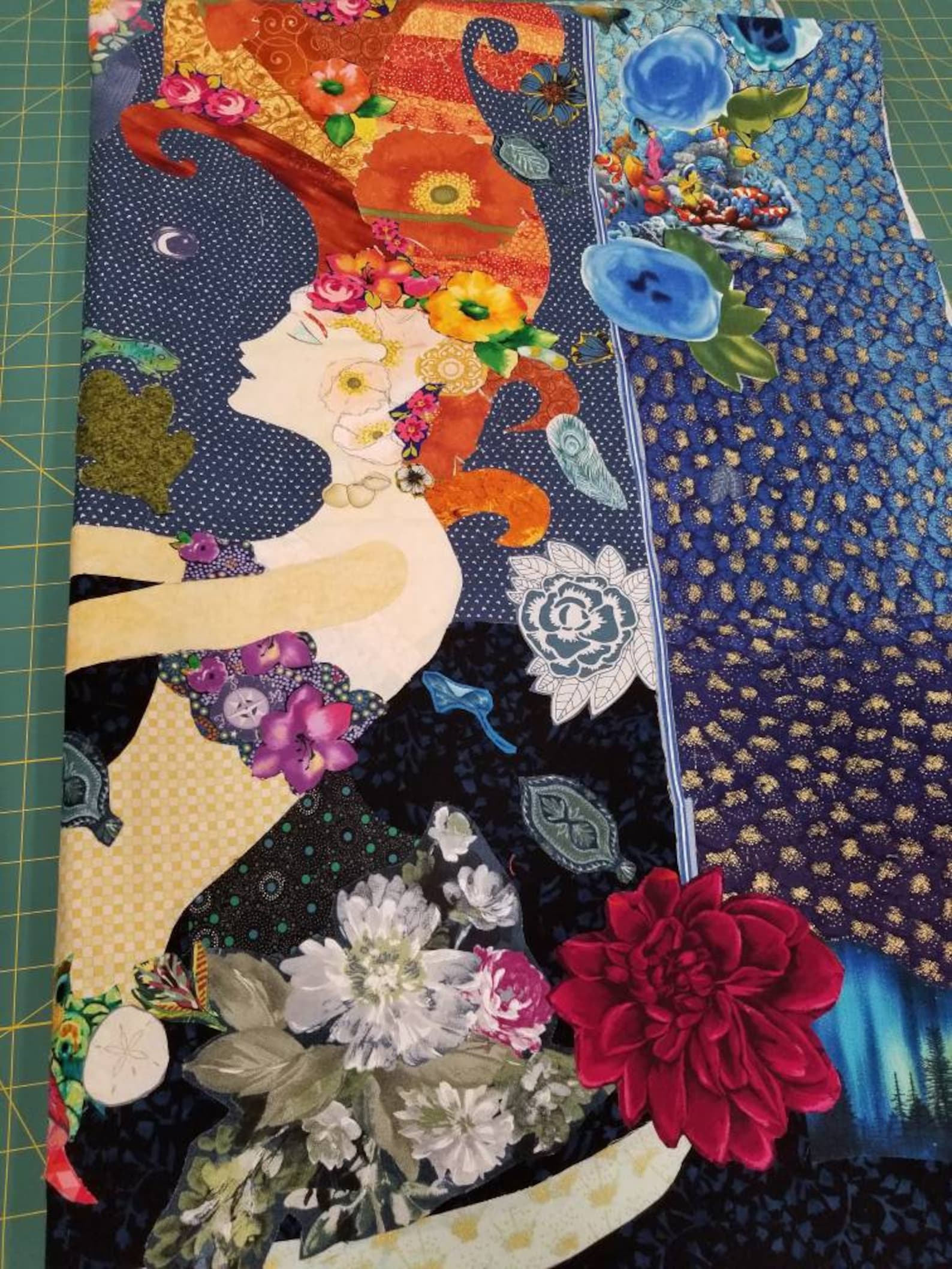 Mermaid Collage DIY Pattern or Kit Option Laura Heine - Etsy