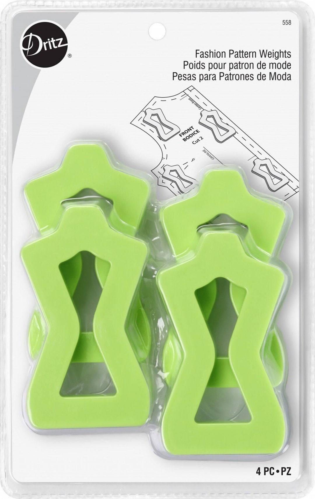 Pattern Weights -dressmaker Weights - Dritz 558 - 4-pack Green - Etsy