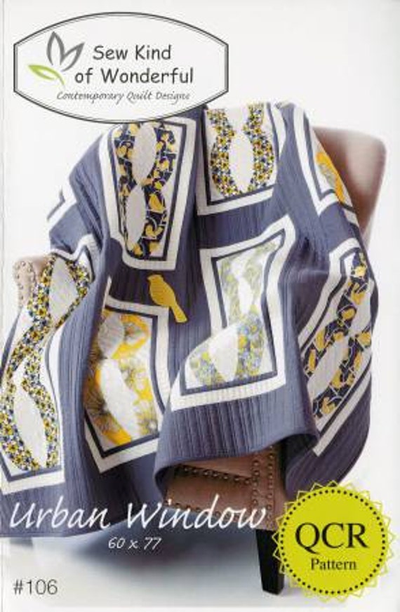 Urban Window pattern featuring Quick Curve Ruler Sew Kind of | Etsy