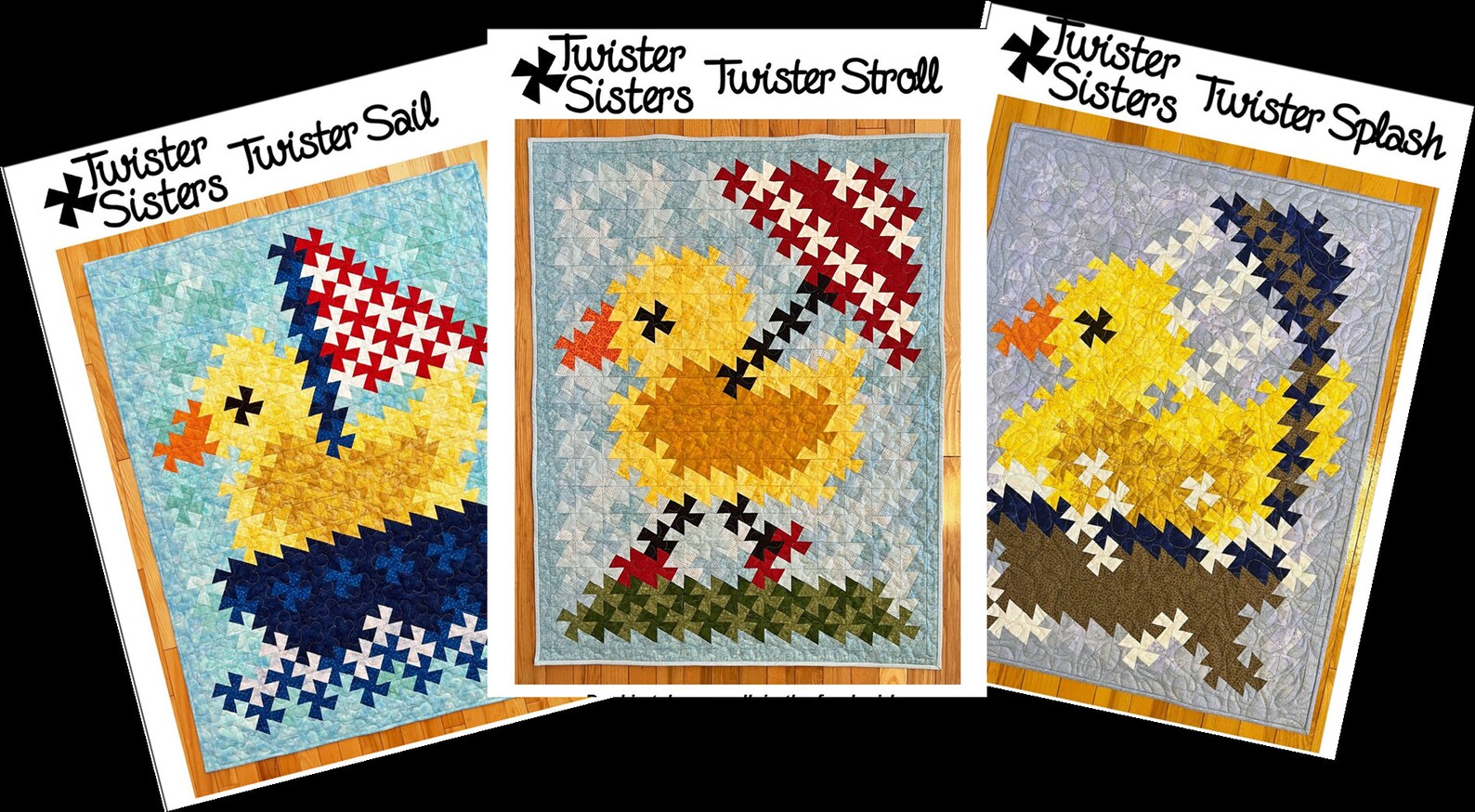 Twister Duck Patterns - Twisted Sister - Variable Size Pattern - Uses ...