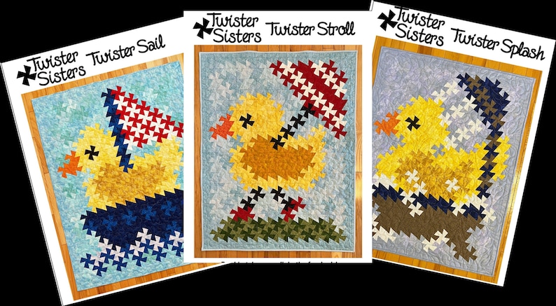 Twister Duck Patterns - Twisted Sister - Variable Size Pattern - Uses ...