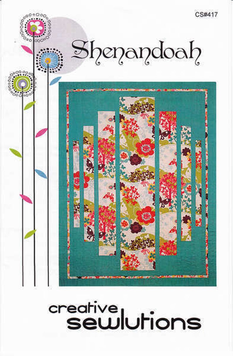 Quilt Pattern - Shenandoah Focus Feature - Creative Sewlutions CS417 ...