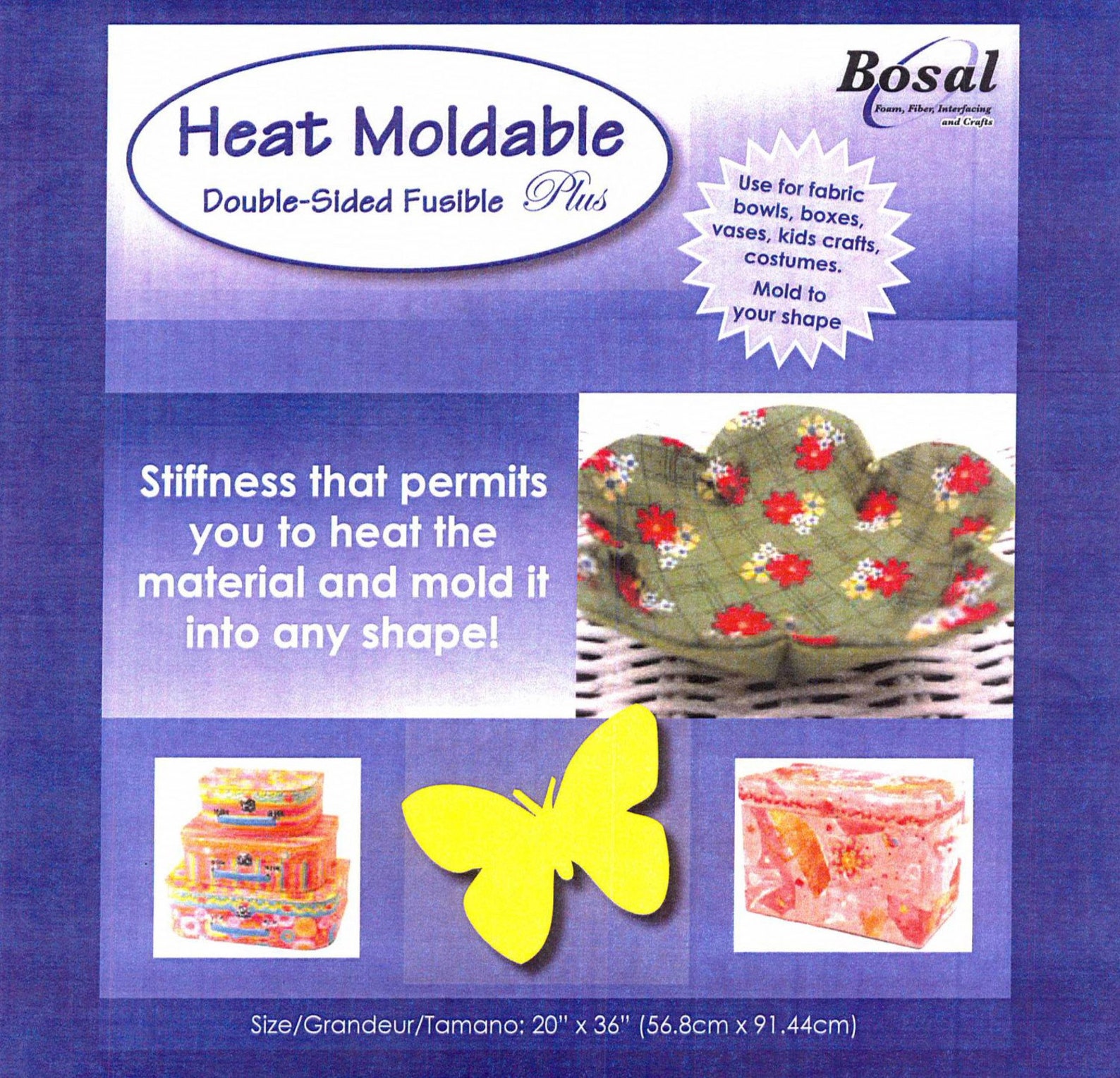 Bosal Heat Moldable Interface - Double Sided Fusible - Bosal 491-B ...