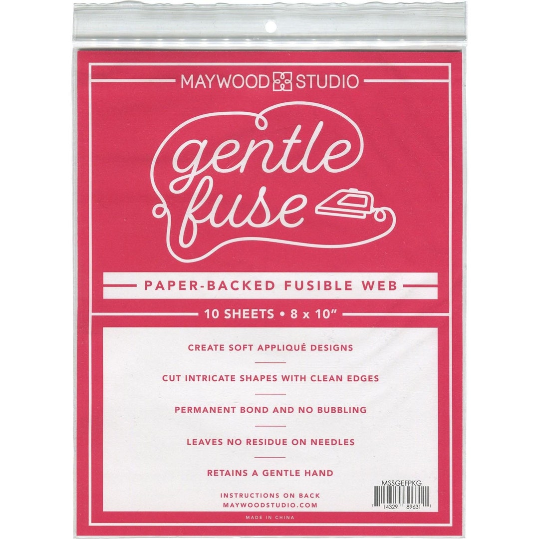 Gentle Fuse Applique Double Stick Fusible Web. - 5-pack 8"x10" Sheets ...
