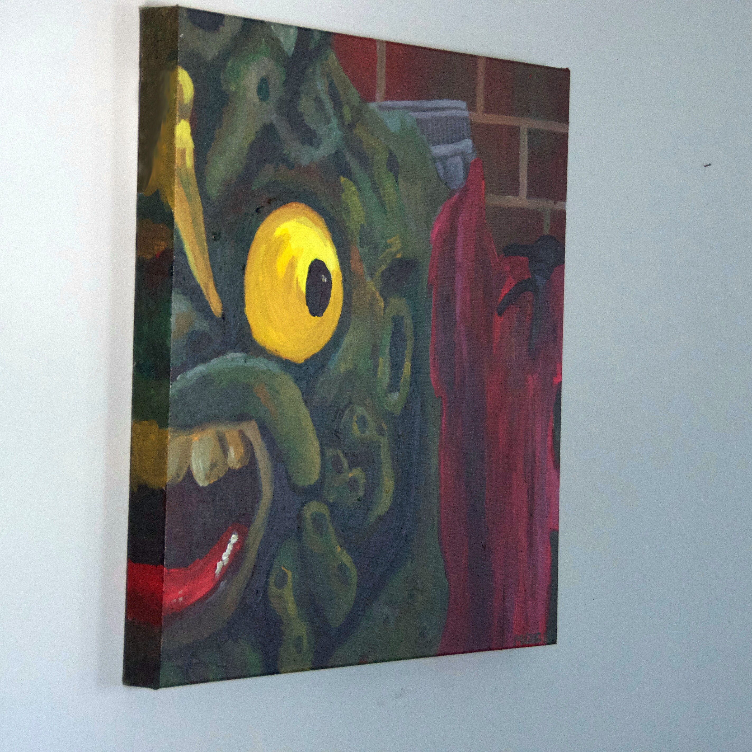 Original TMNT Muckman 20x20 Painting - Etsy