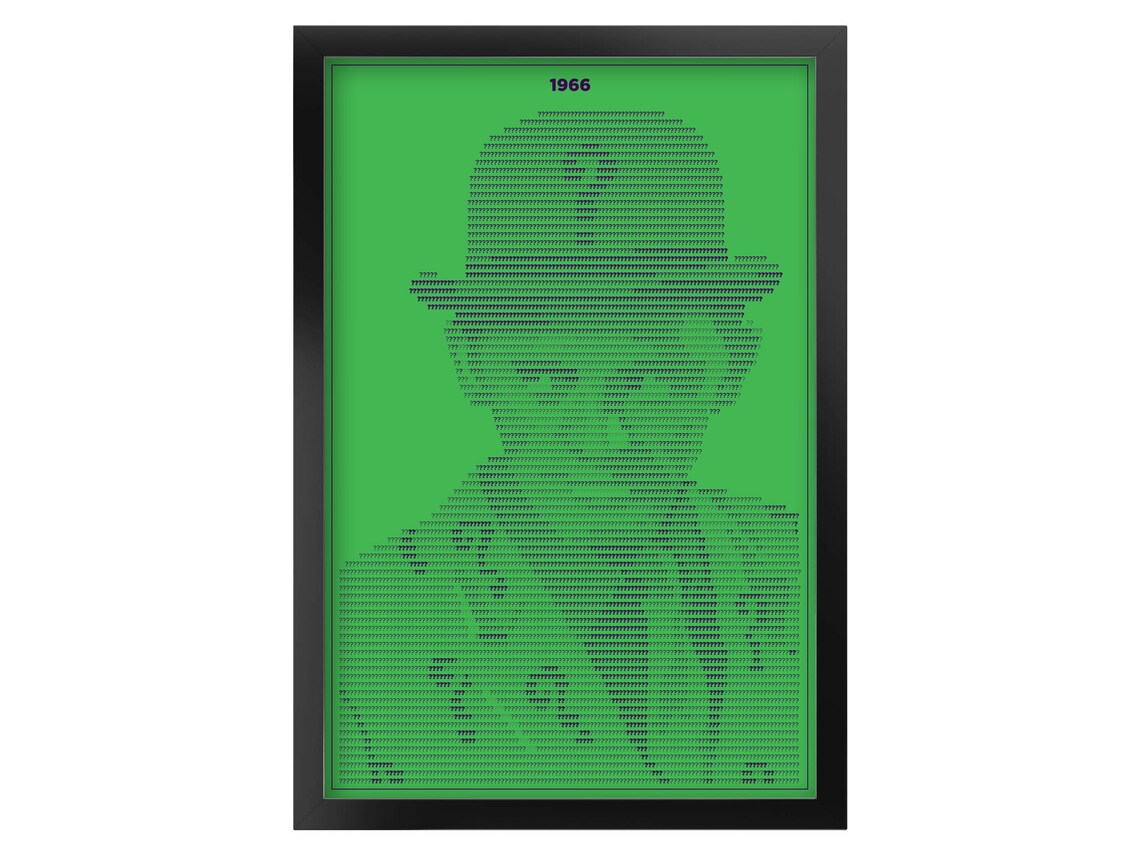 Riddler (1966) Inspired Question Mark Typography Print - Etsy