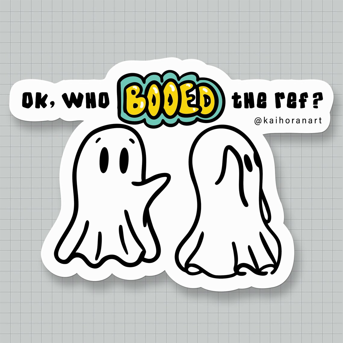 Booing the Ref Volleyball Sticker – Funny Sports Decal - Etsy
