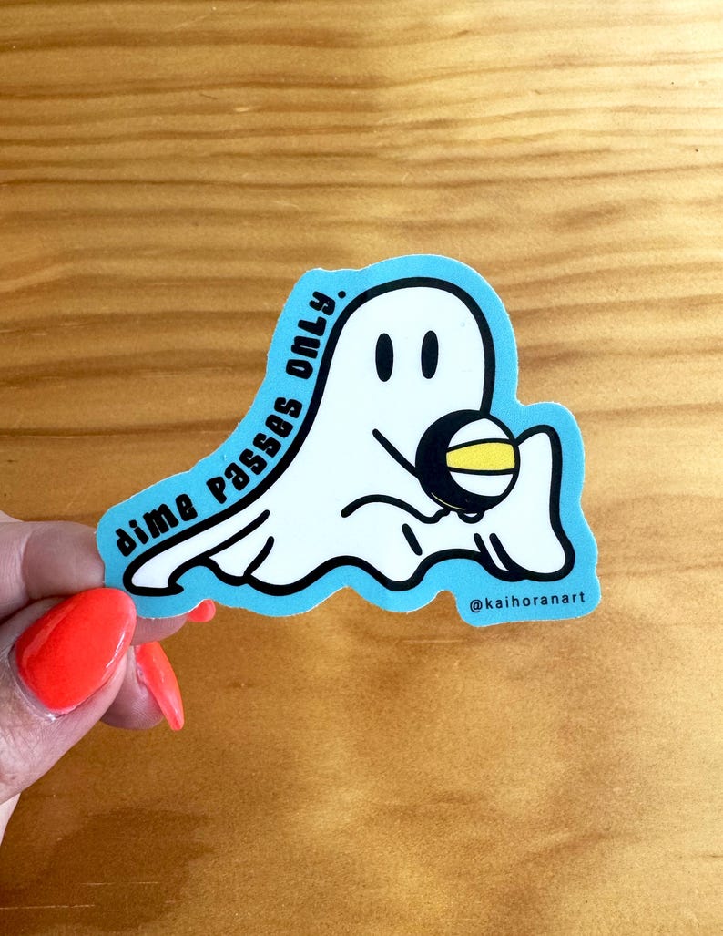 Ghost Volleyball Sticker Pack | Cute Sports Stickers for Players | Fun ...