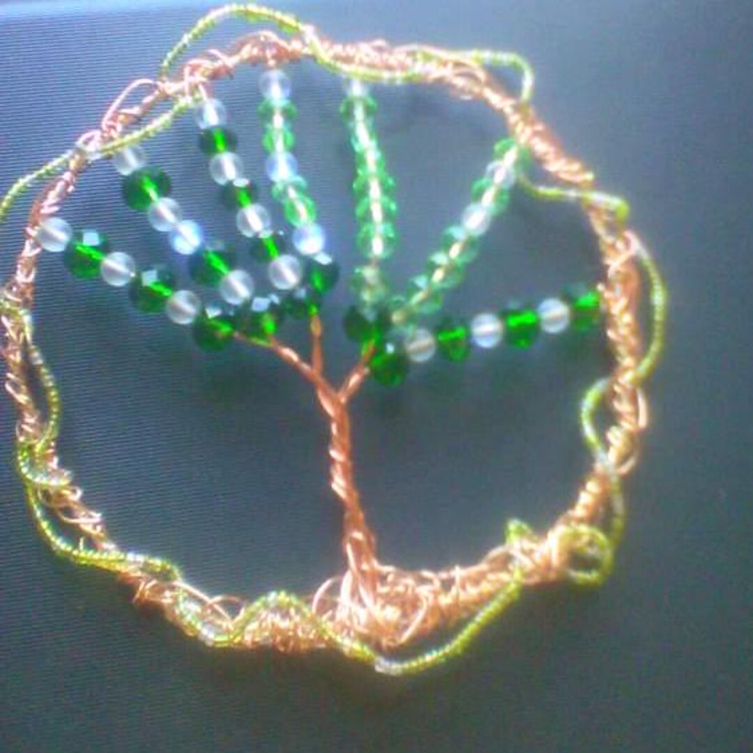 Spring Green TOL Beaded Wall Hanging Cottage Core Home Decor - Etsy