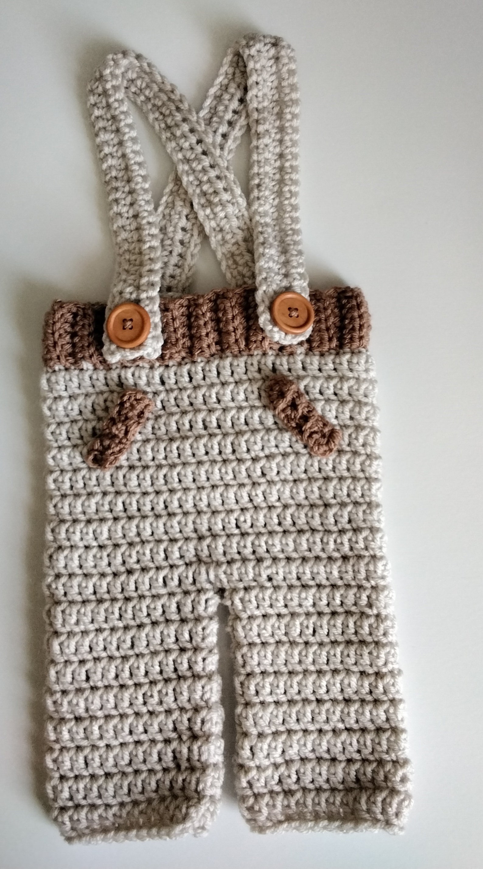 Crochet Baby Pants Pattern With Suspenders, Newborn to 12 Months (PDF ...