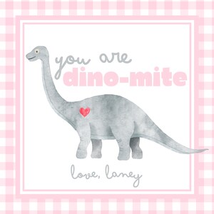 Printable Valentines Day Card for Kids Valentine Tags, You Are Dino ...