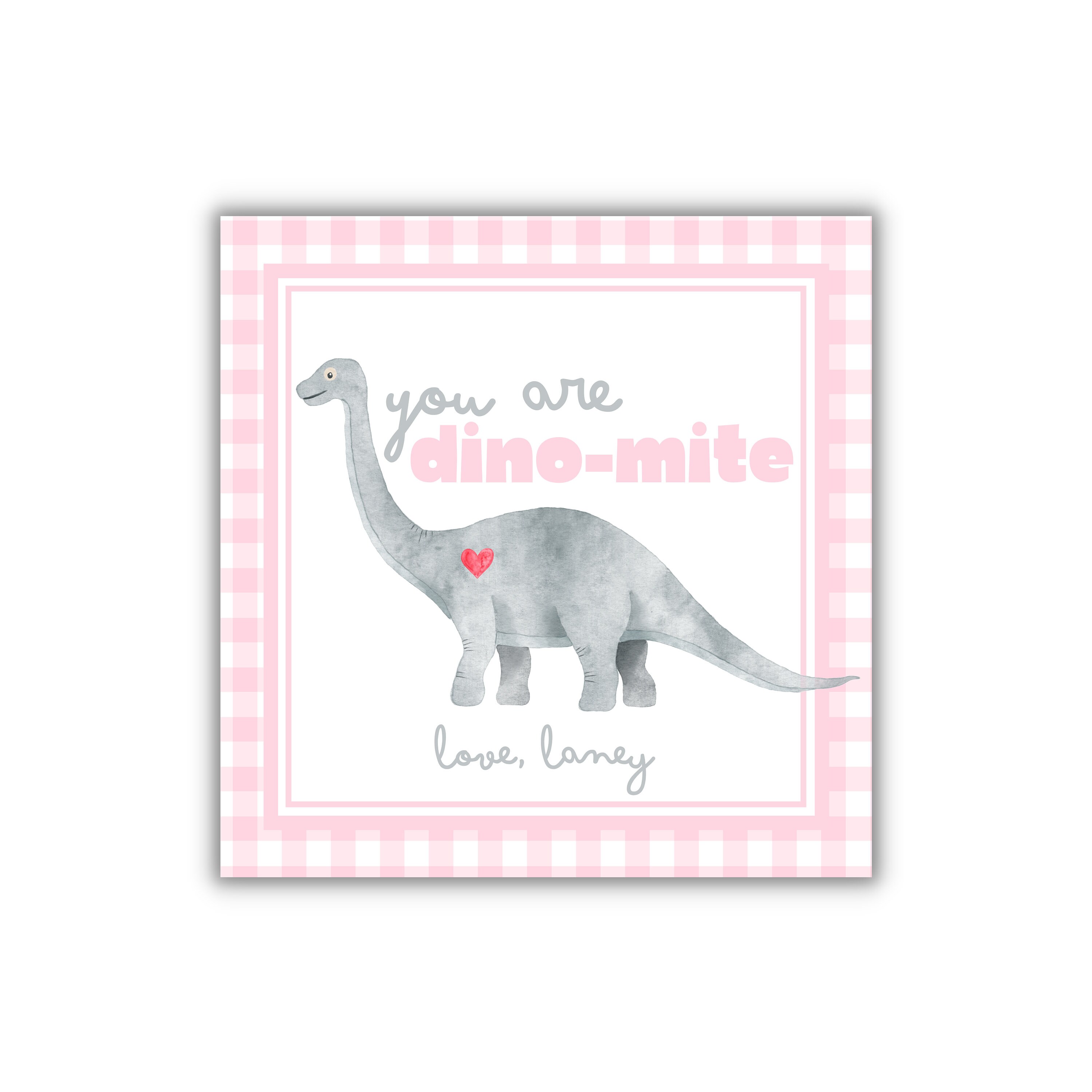 Printable Valentines Day Card for Kids Valentine Tags, You Are Dino ...
