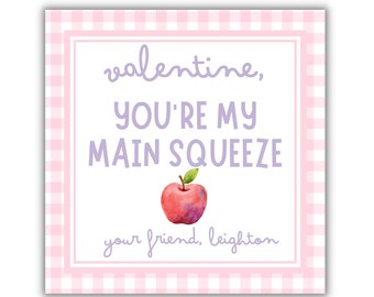 Printable Valentines Day Card for Kids Valentine Tags, You're My Main ...