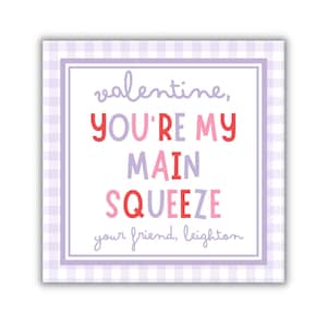 Printable Valentines Day Card for Kids Valentine Tags, You're My Main ...