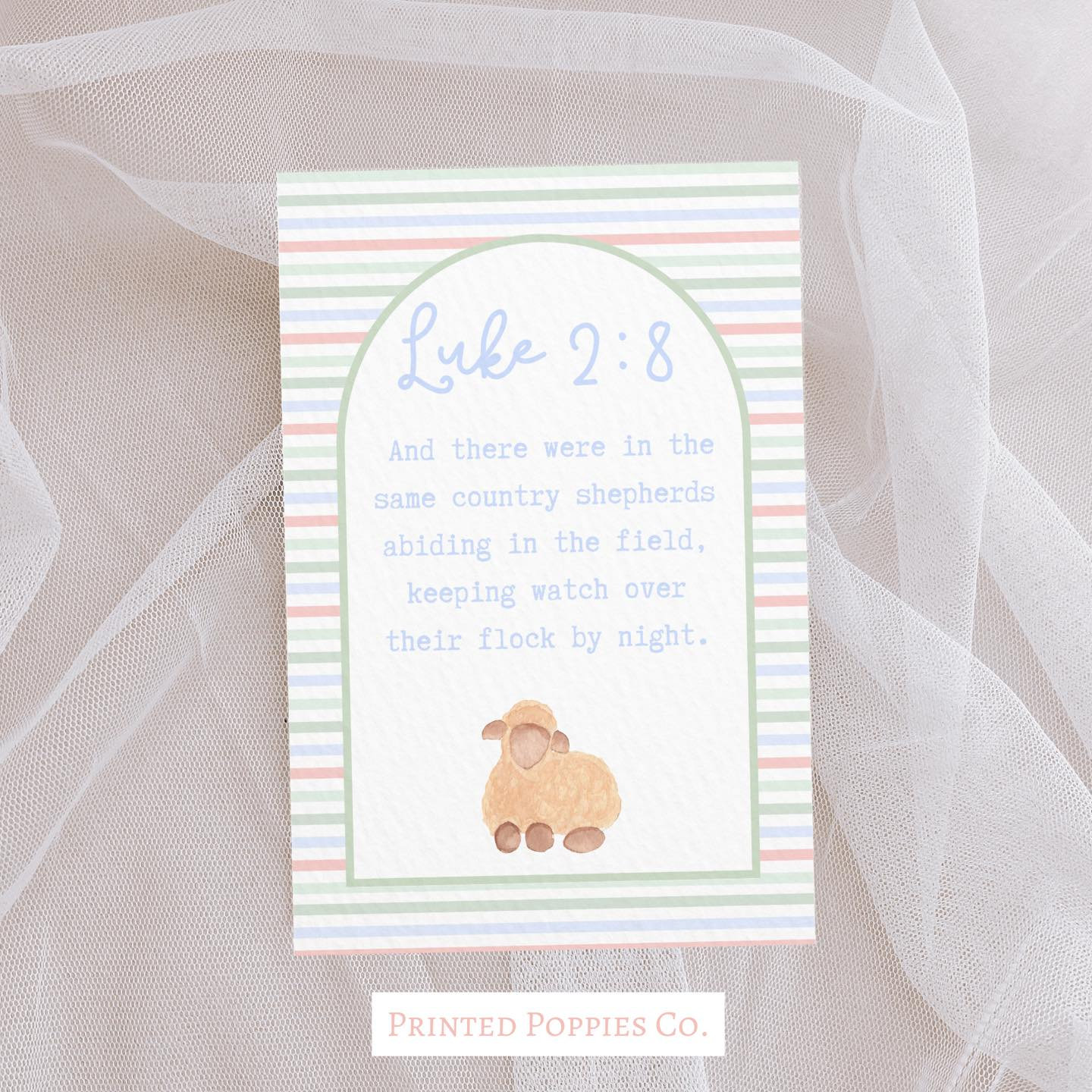 The Christmas Story Bible Memory Verse Cards | Scripture | Advent ...