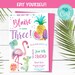 Tropical Birthday Invitation • Pineapple and Flamingo Invitation ...