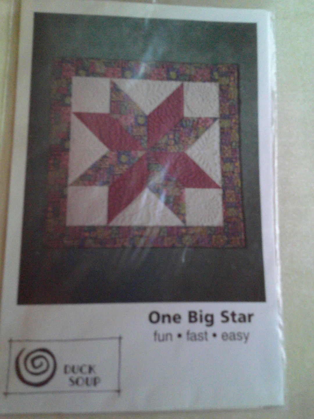 One Big Star Quilt Pattern - Etsy