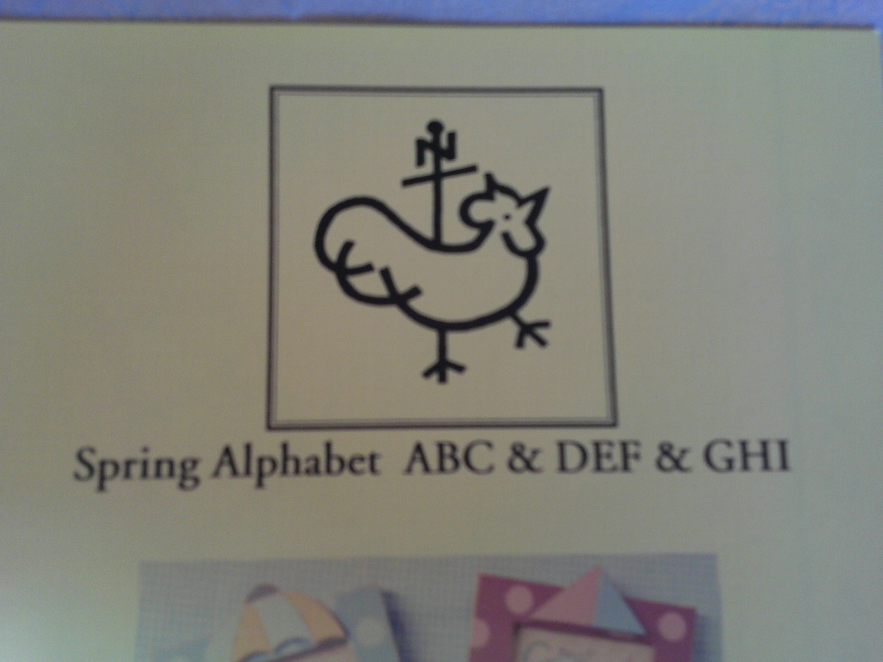 Spring Alphabet ABC, DEF and GHI Pattern - Etsy