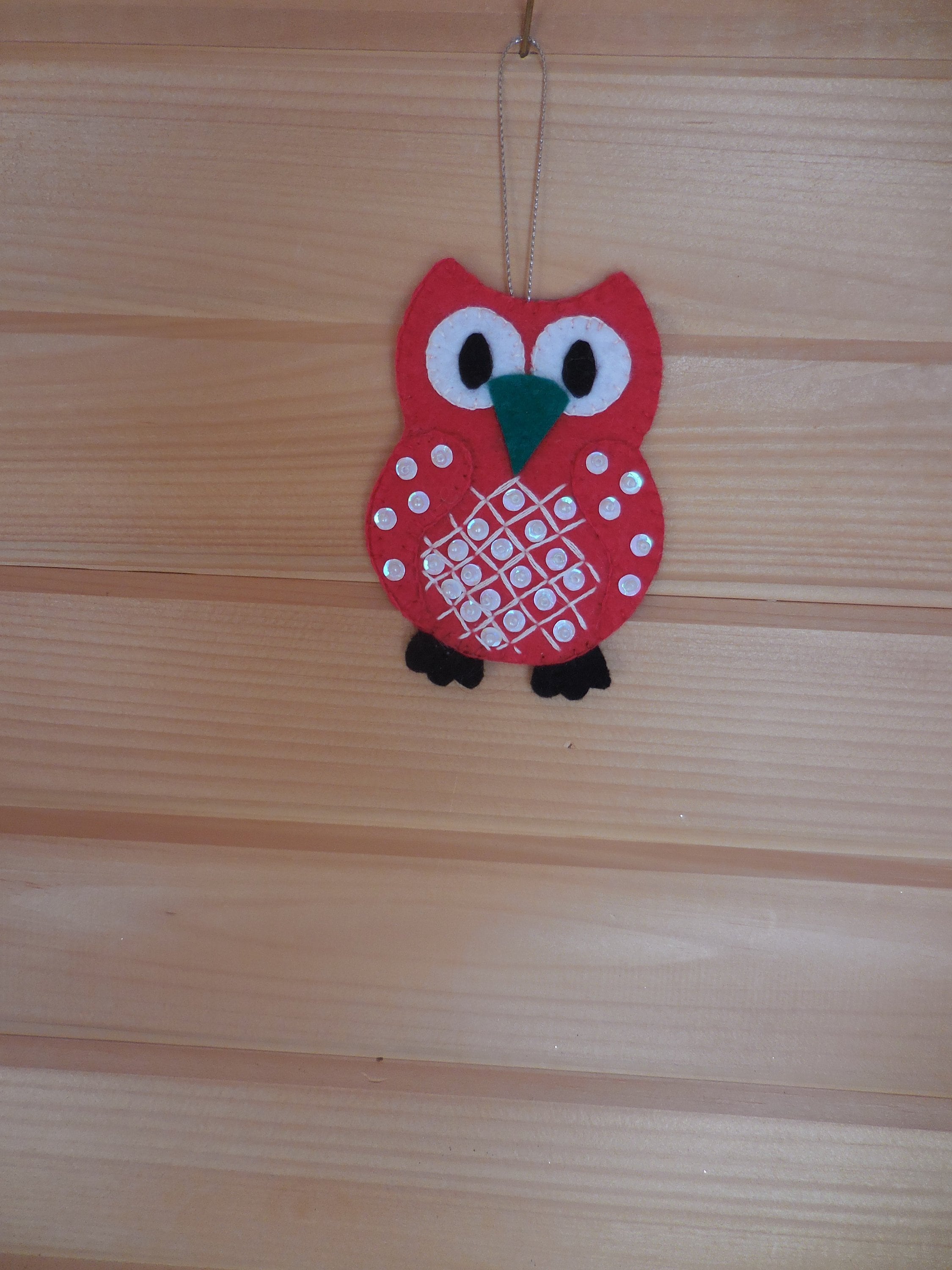 The Little Red Owl - Etsy