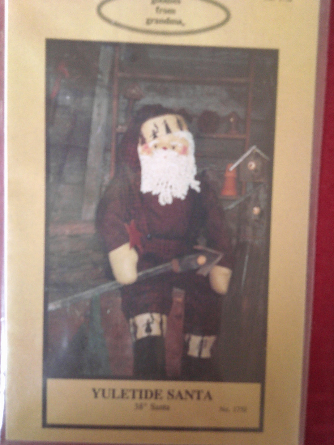 Yuletide Santa Sewing Pattern - Etsy
