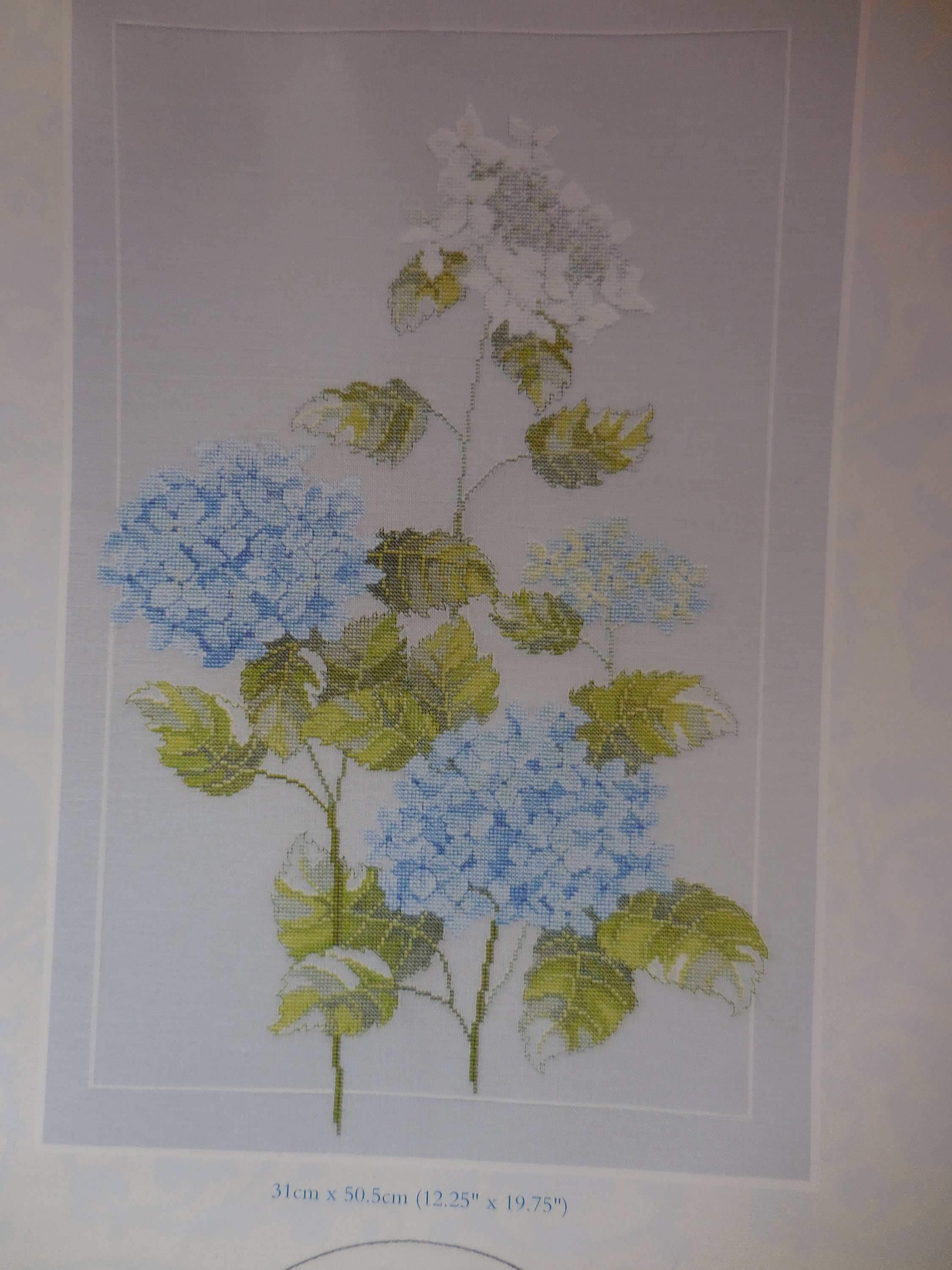 Hydrangea Cross Stitch Kit - Etsy