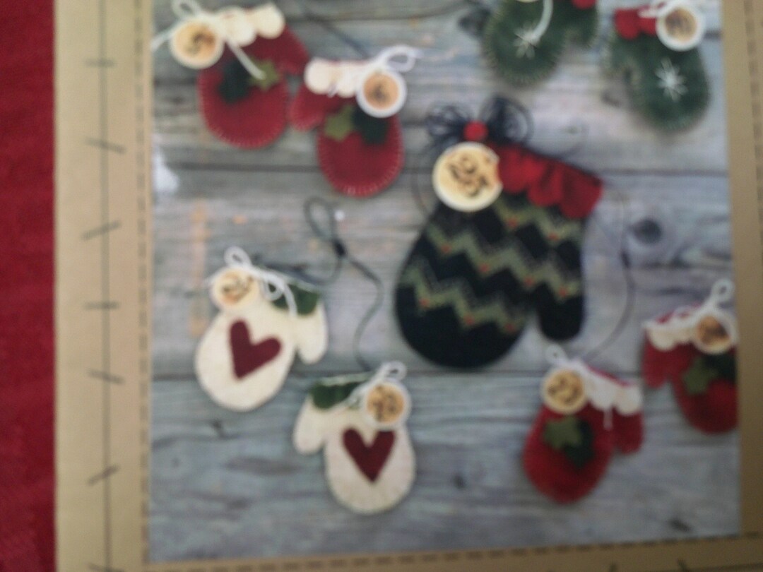 Smitten for Mittens Applique Pattern - Etsy