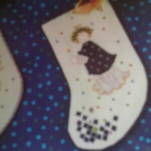 Stocking Angels 1 Cross Stitch Pattern - Etsy