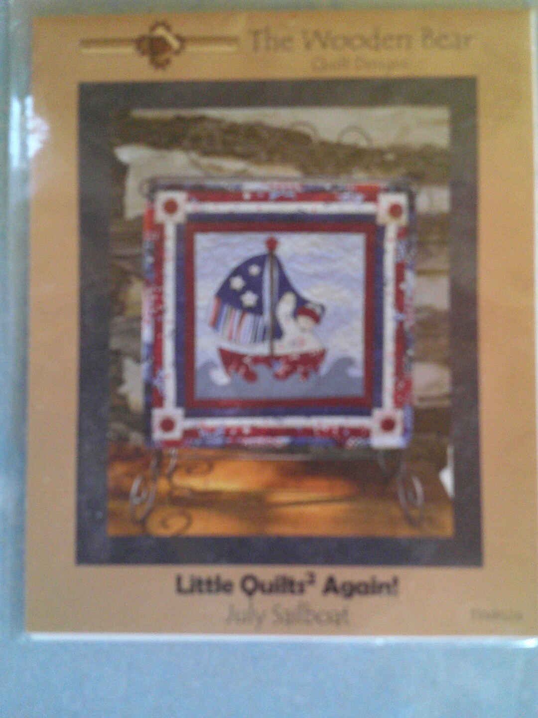 Sail Boating With Bear Applique/quilt Kit - Etsy
