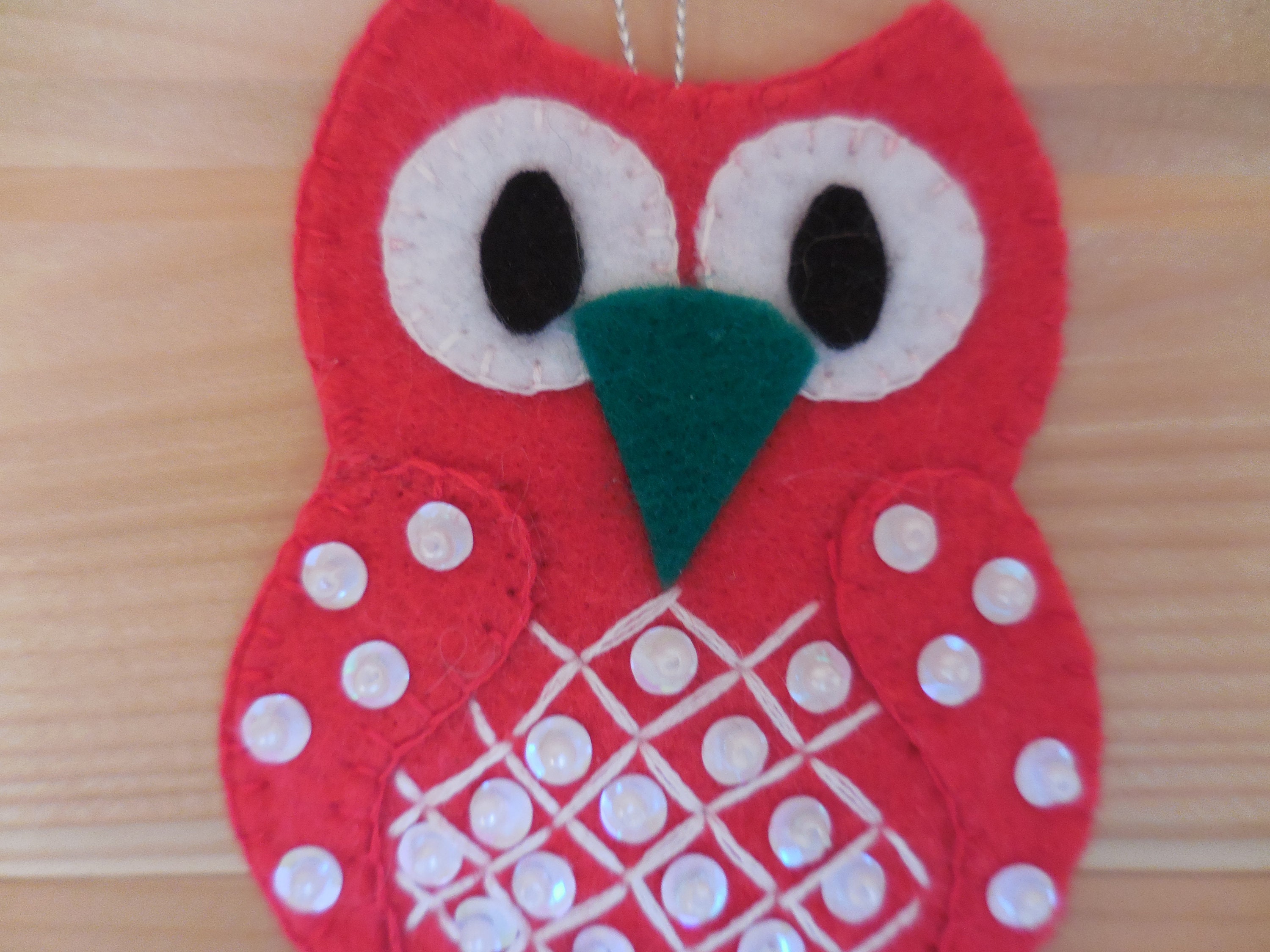 The Little Red Owl - Etsy