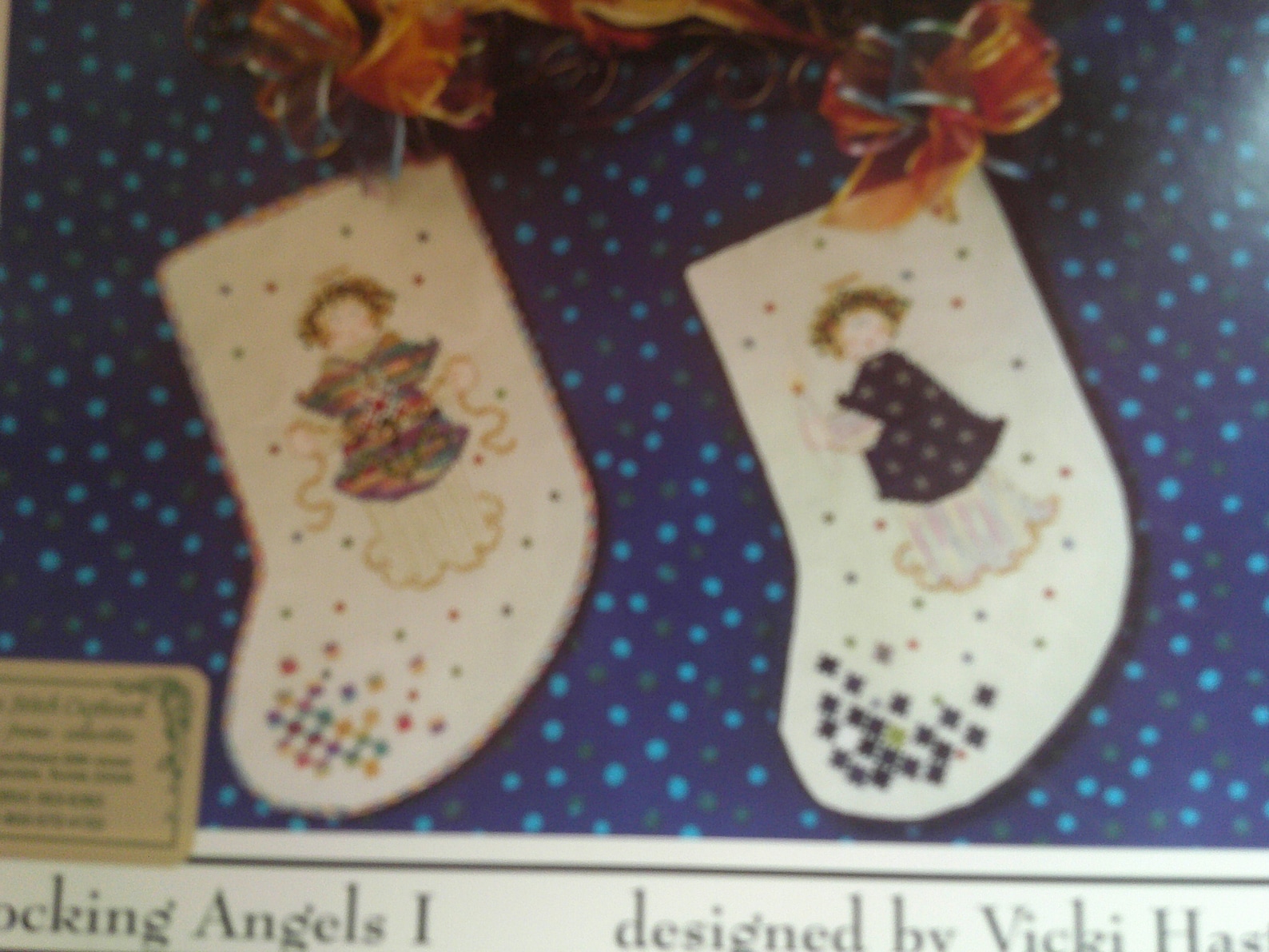 Stocking Angels 1 Cross Stitch Pattern - Etsy