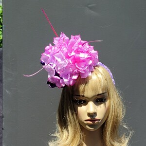 Purple Fascinator Hat, Purple Mother of the Bride Hat, Purple Wedding ...
