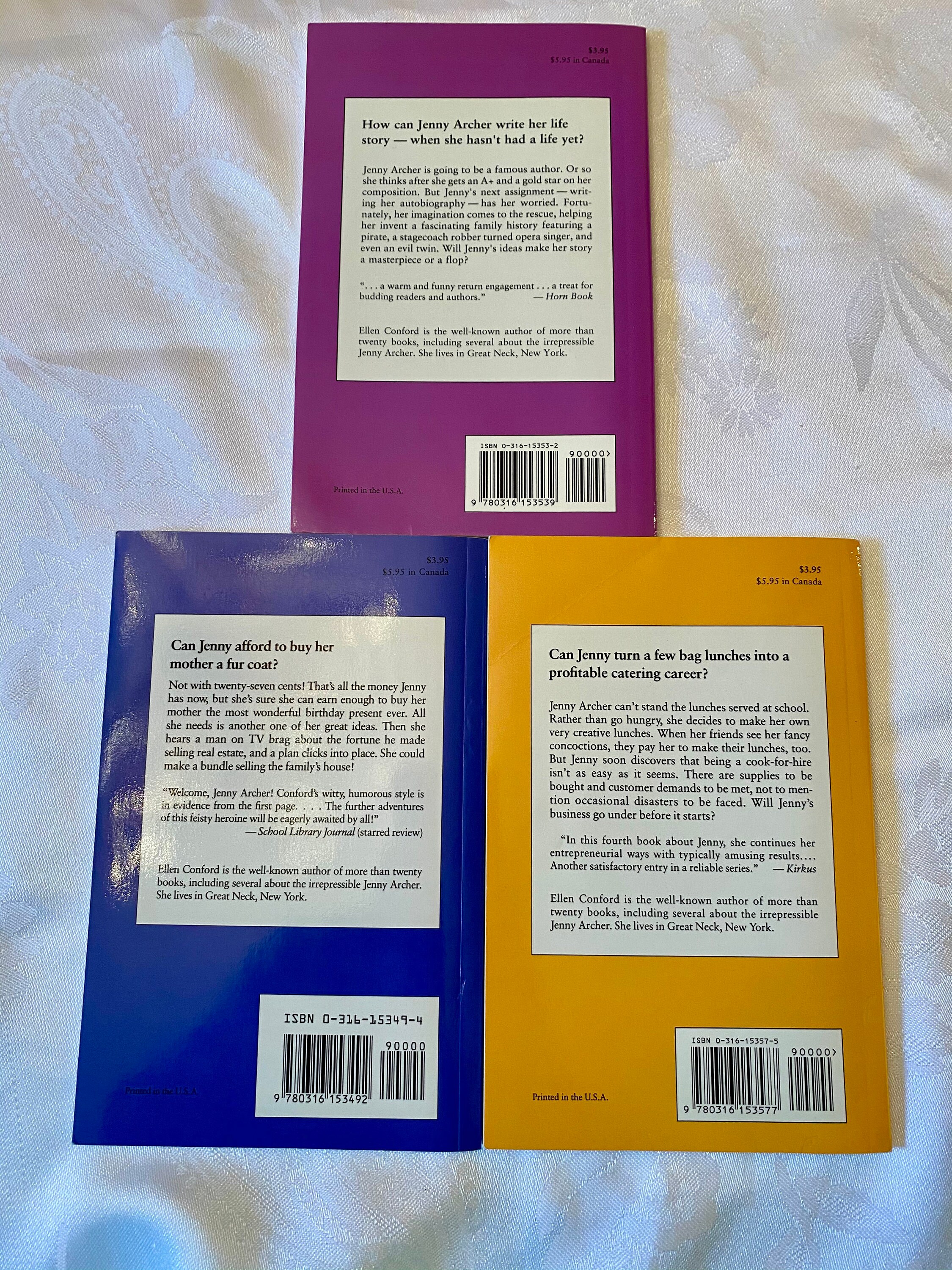 Set of Three Vintage Signed Jenny Archer Books - Etsy