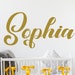 Girl Name Wall Decal - Name Stickers - Girl Nursery Decal - Girls ...