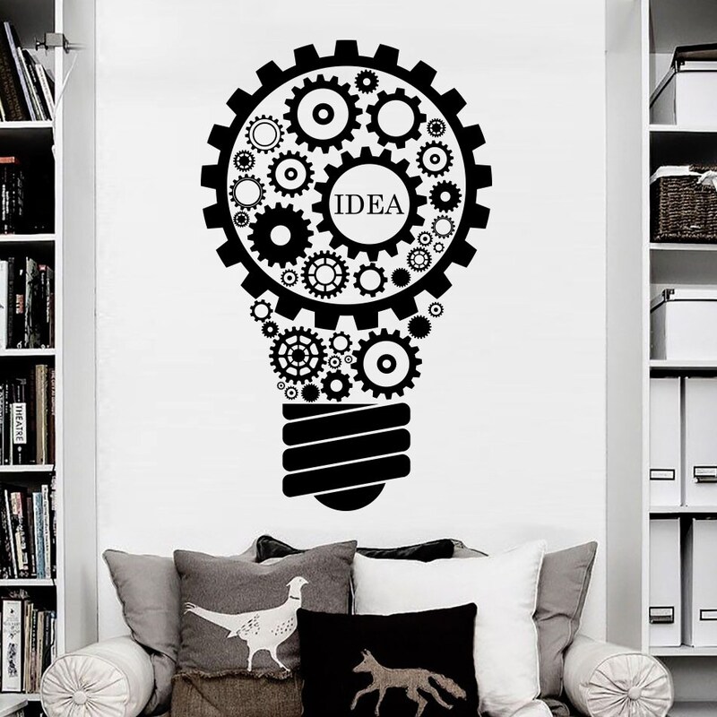 Gear Wall Decal - Etsy