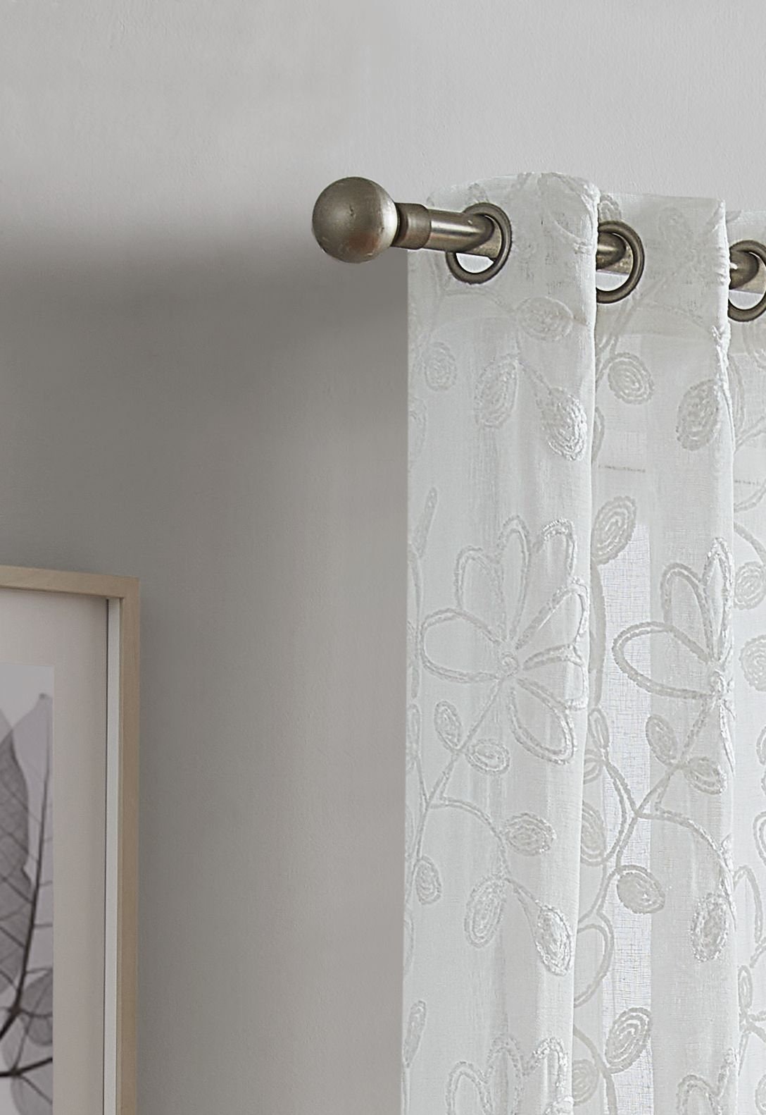 Dainty Home Rita Set of 4 Window Panels in White Elegant and - Etsy