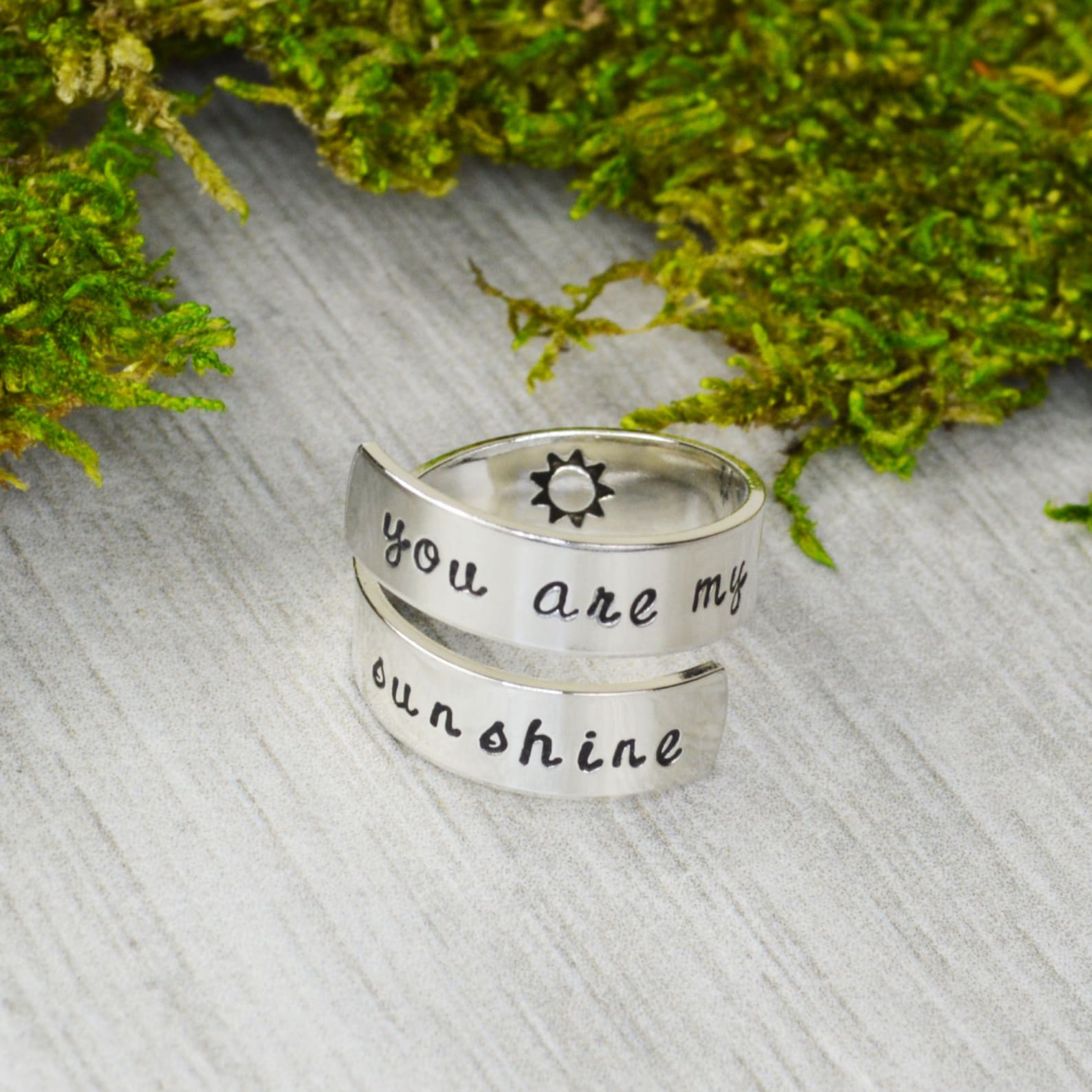 You Are My Sunshine Wrap Ring - Etsy