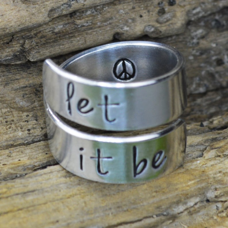 Let It Be Wrap Ring - Etsy
