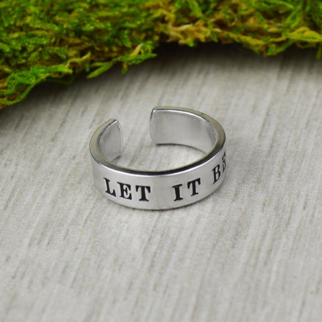 Let It Be Ring - Etsy