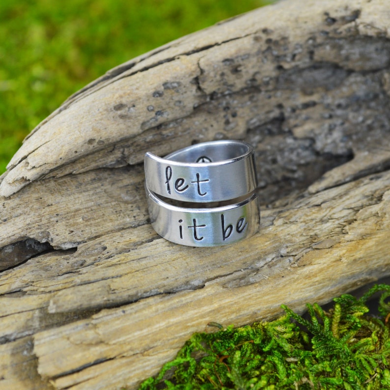 Let It Be Wrap Ring - Etsy