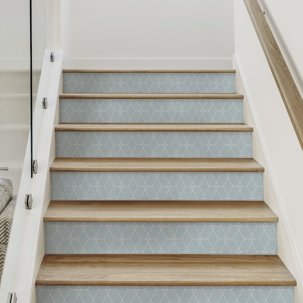 Stair Riser Decals Blue - Etsy