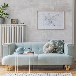 Venetian Plaster Faux Texture Wall Covering | Urban Grey | Peel and ...