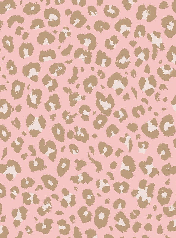 Pink And Brown Cheetah Print Wallpaper