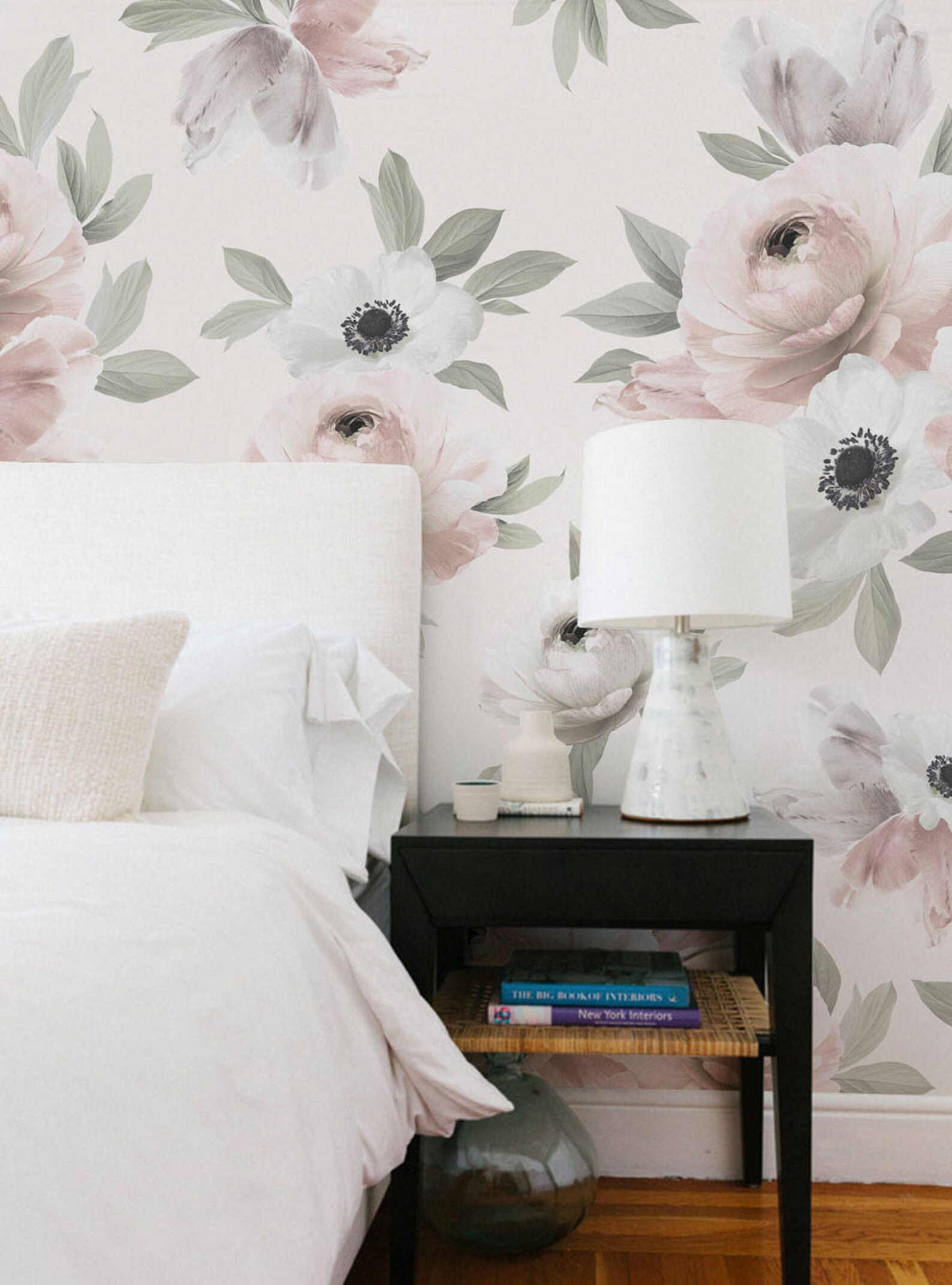 Floral Wallpaper Mural Spring Flowers Flower Extra Large - Etsy