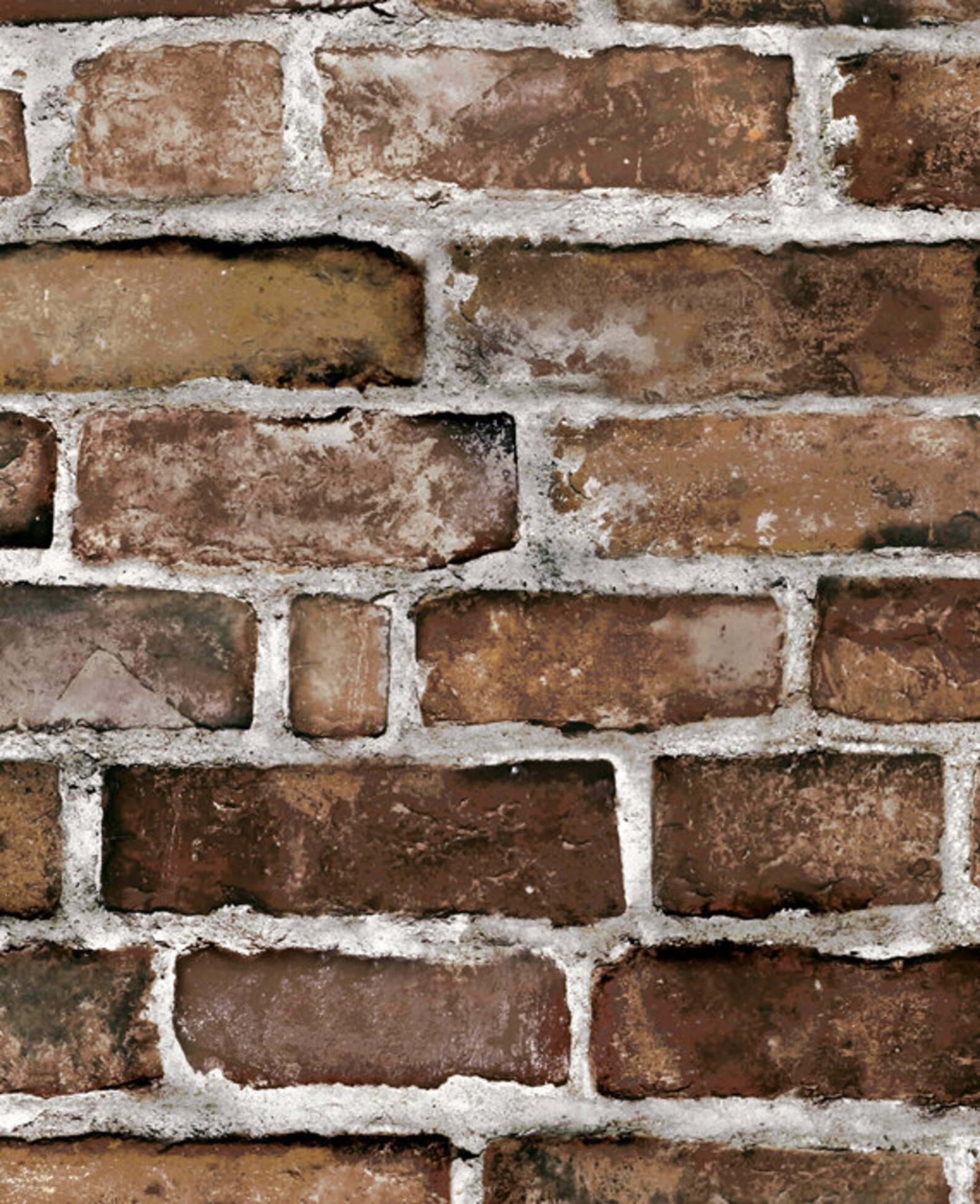 Brown Brick Wallpaper Repositionable - Etsy