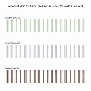 Painted Vertical Lines, Custom Color, Vinyl Peel and Stick Stair Riser ...