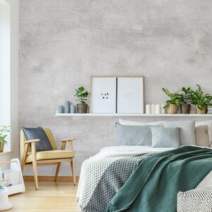 Venetian Plaster Faux Texture Wall Covering | Urban Grey | Peel and ...