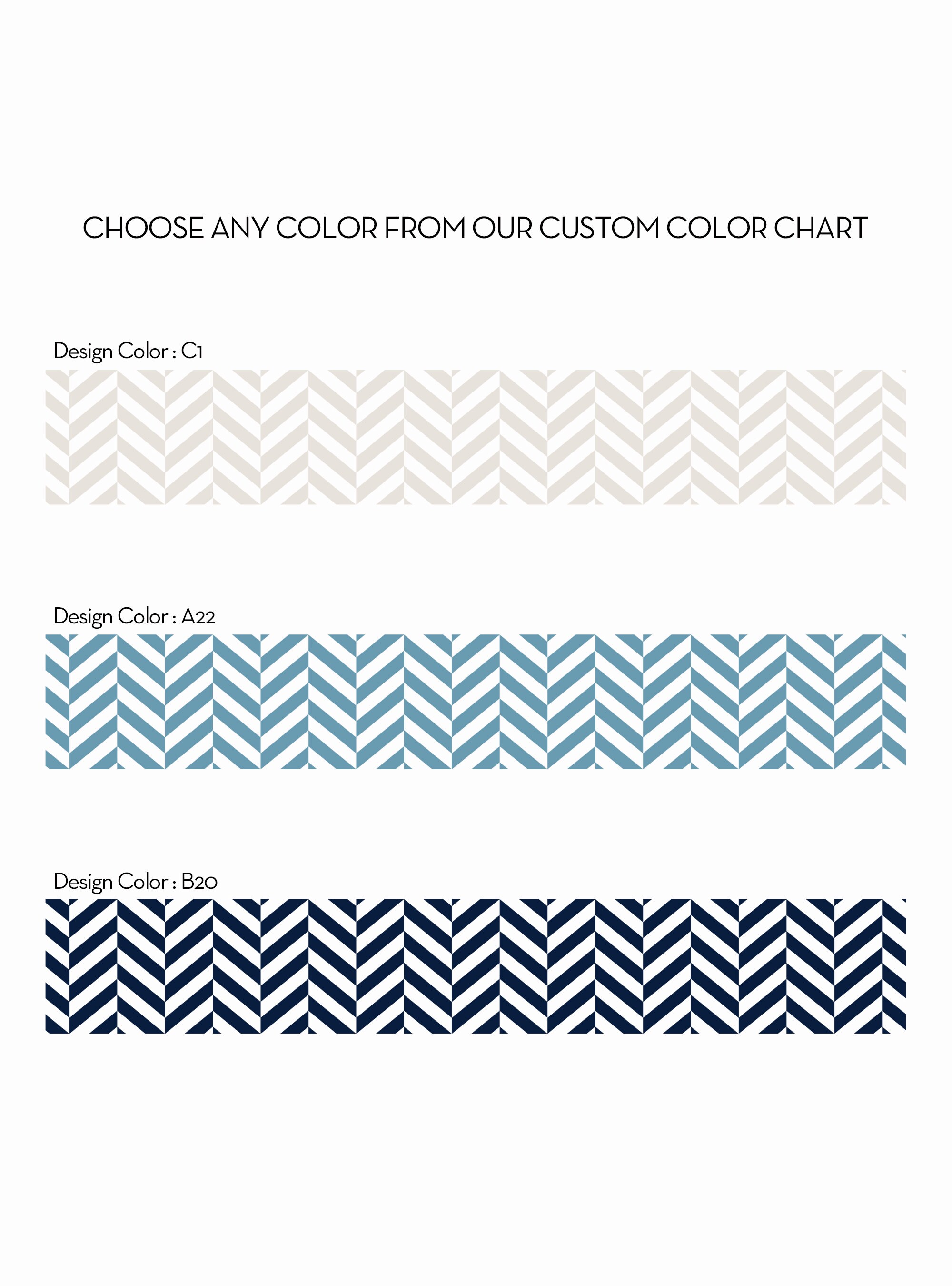 Herringbone Solid Custom Color Repositionable Stair Riser - Etsy