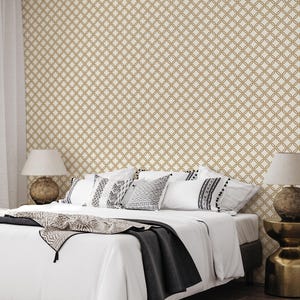 Octagon Links, Gold, Wallpaper - Etsy
